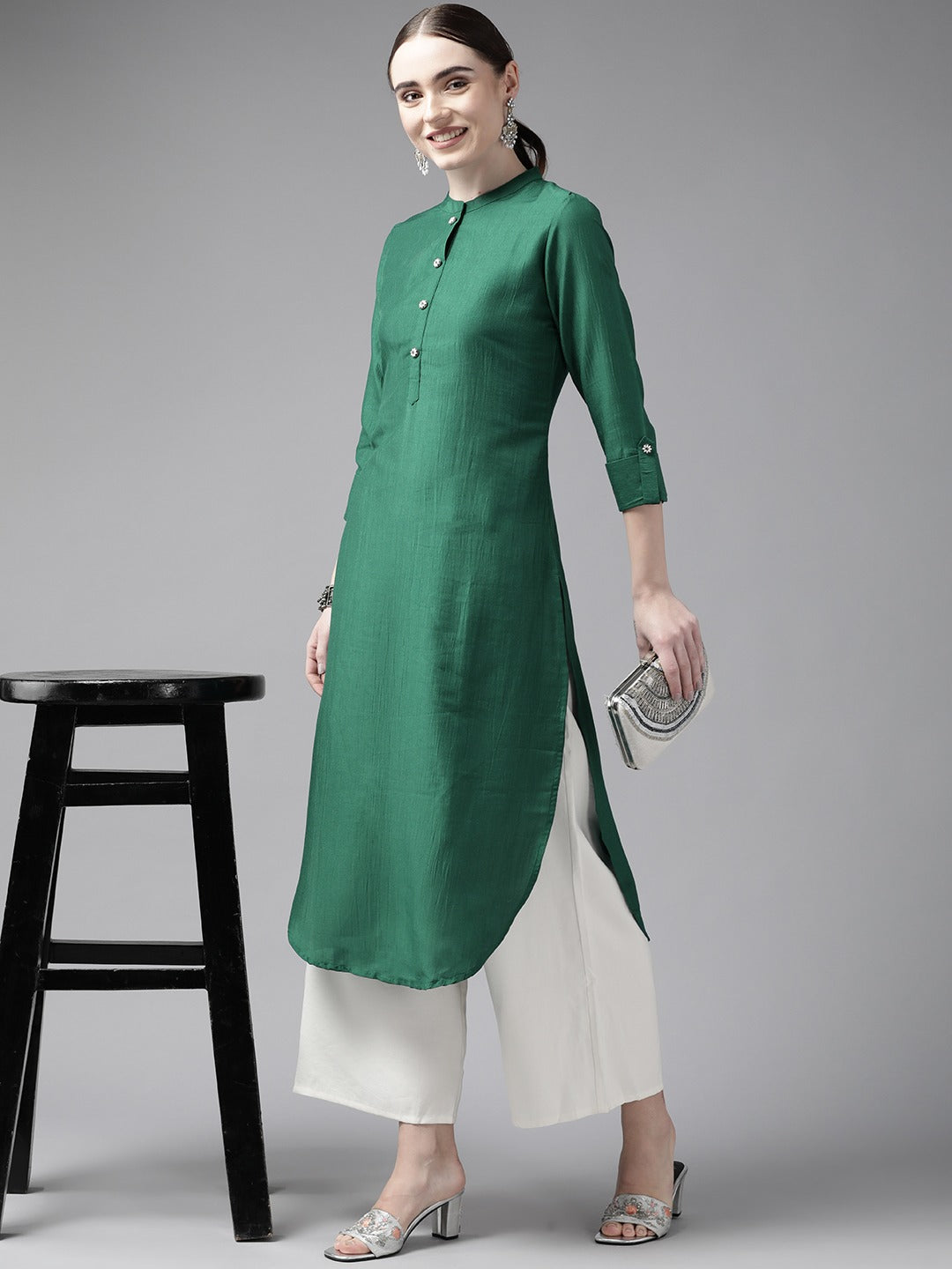 Green Pathani Kurta – Yufta Store